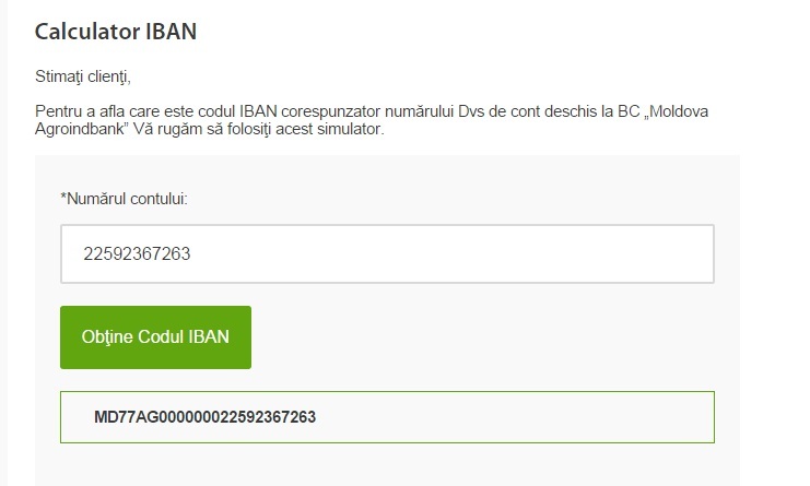 Codul IBAN (International Bank Account Number) poate fi aflat sau generat pe site-urile băncilor ...